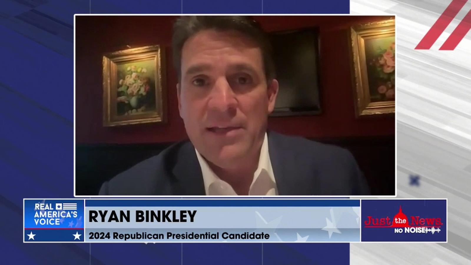 Conversation with 2024 presidential candidate and Pastor Ryan Binkley ...