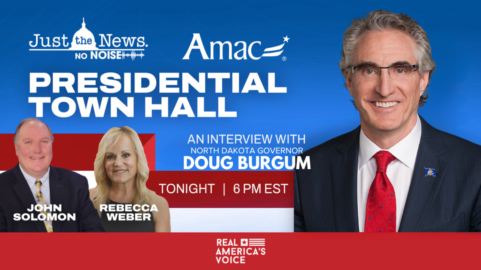 John Solomon goes one-on-one with Gov. Doug Burgum for AMAC ...