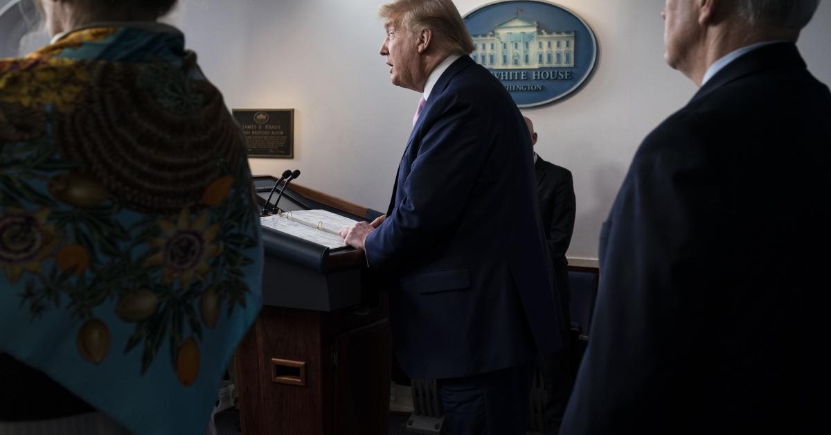 Trump: 'We have to get back to work. We have to open our country again ...