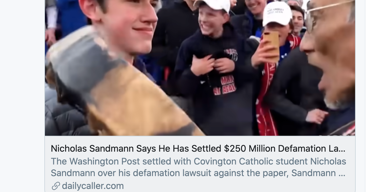 Covington Catholic student Nicholas Sandmann says Americans must fight ...
