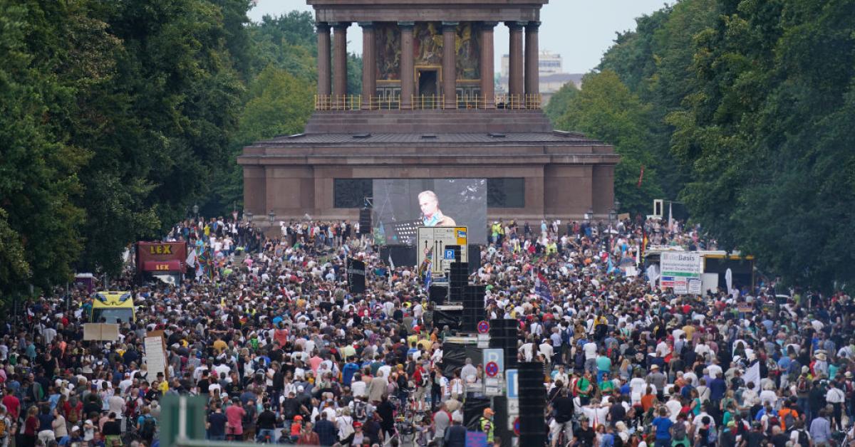 German police shut down anti-lockdown protest in Berlin, citing ...