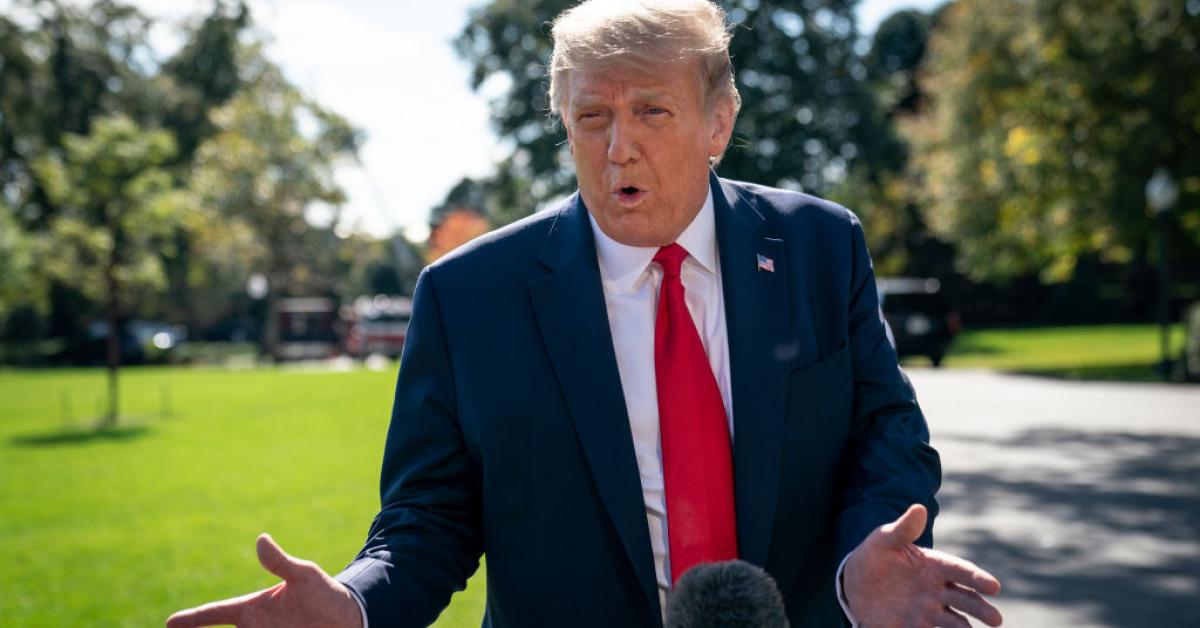 President Trump tells reporters: 'I don't know who the Proud Boys are ...