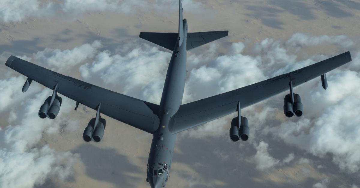 American B-52 bombers fly 'presence patrol' over Middle East | Just The ...