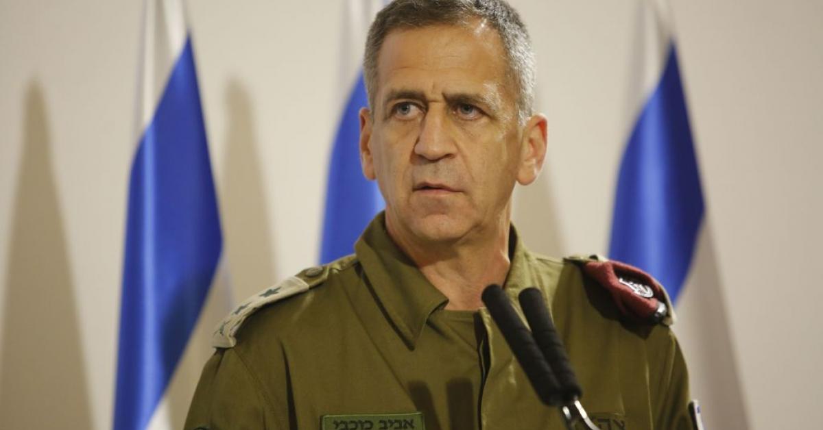 Israel Defense Forces chief of staff says he has called for plans to ...