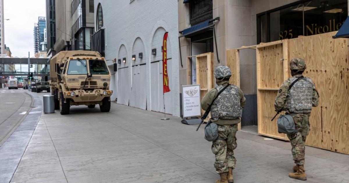 Minnesota National Guard and police security team shot at in drive-by ...