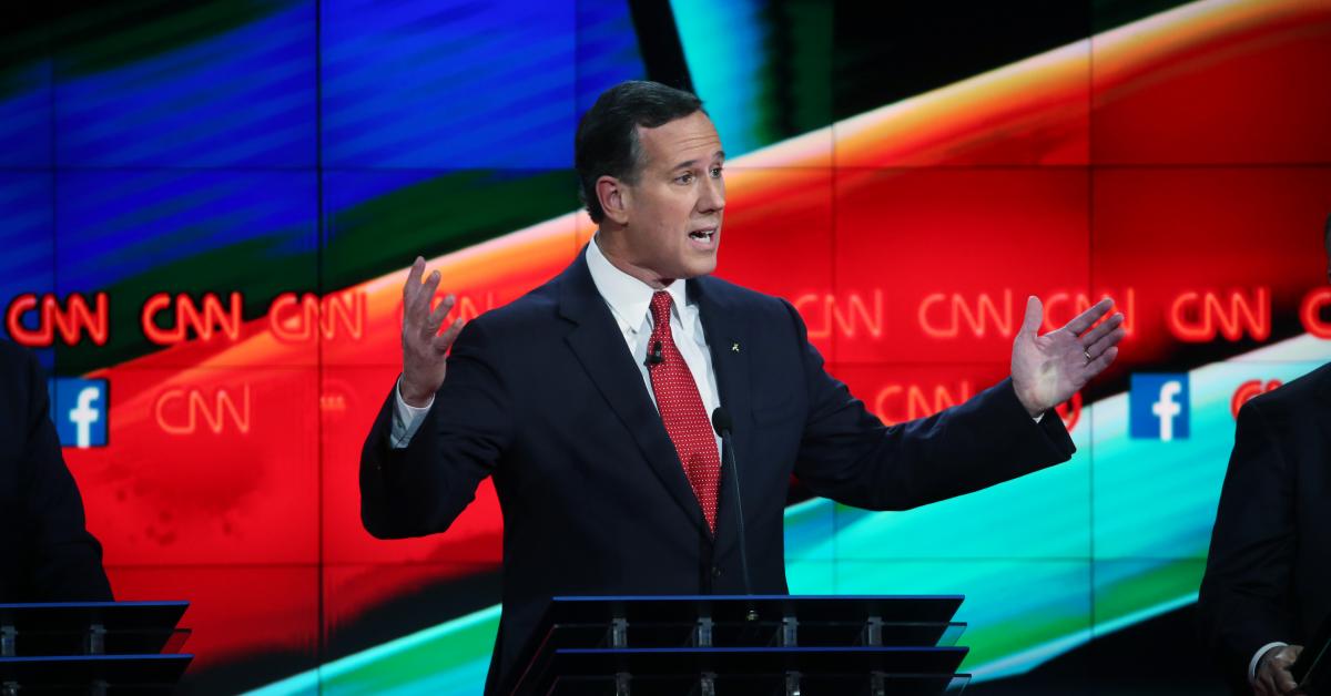 Former Sen. Rick Santorum: The campaign to be cancelled by CNN | Just ...