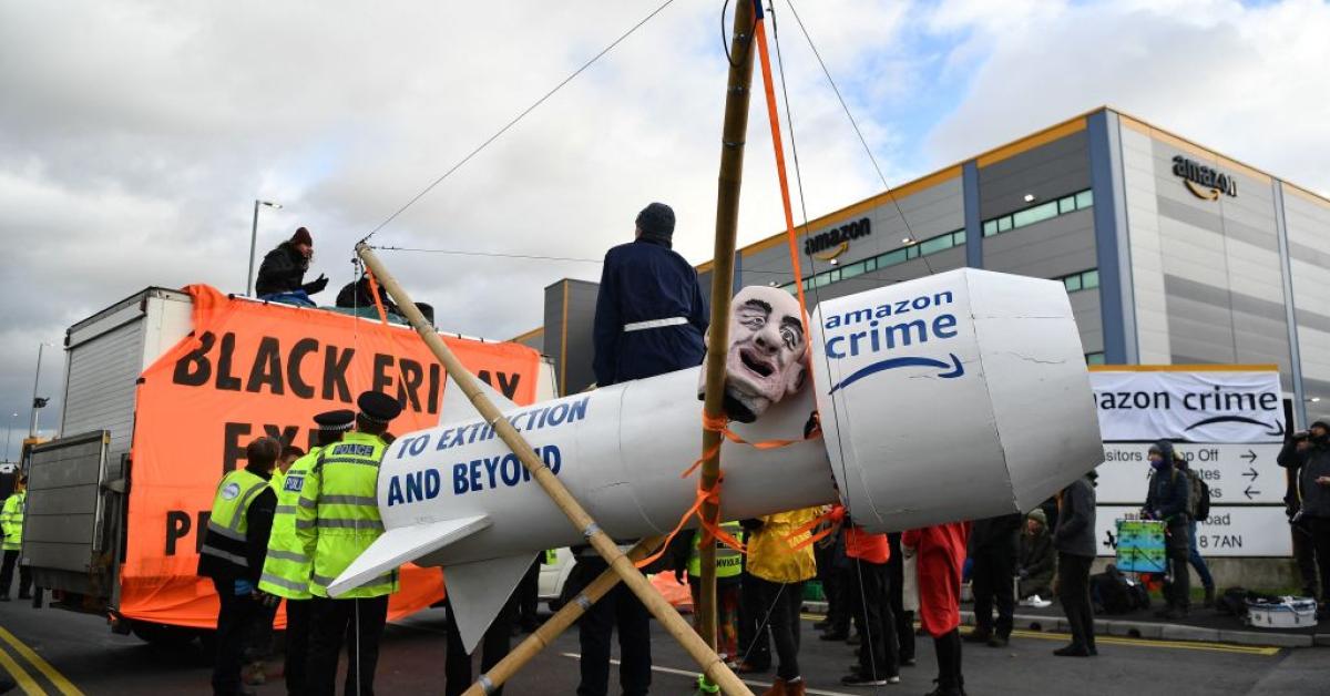 Amazon hit by multiple protests on Black Friday | Just The News
