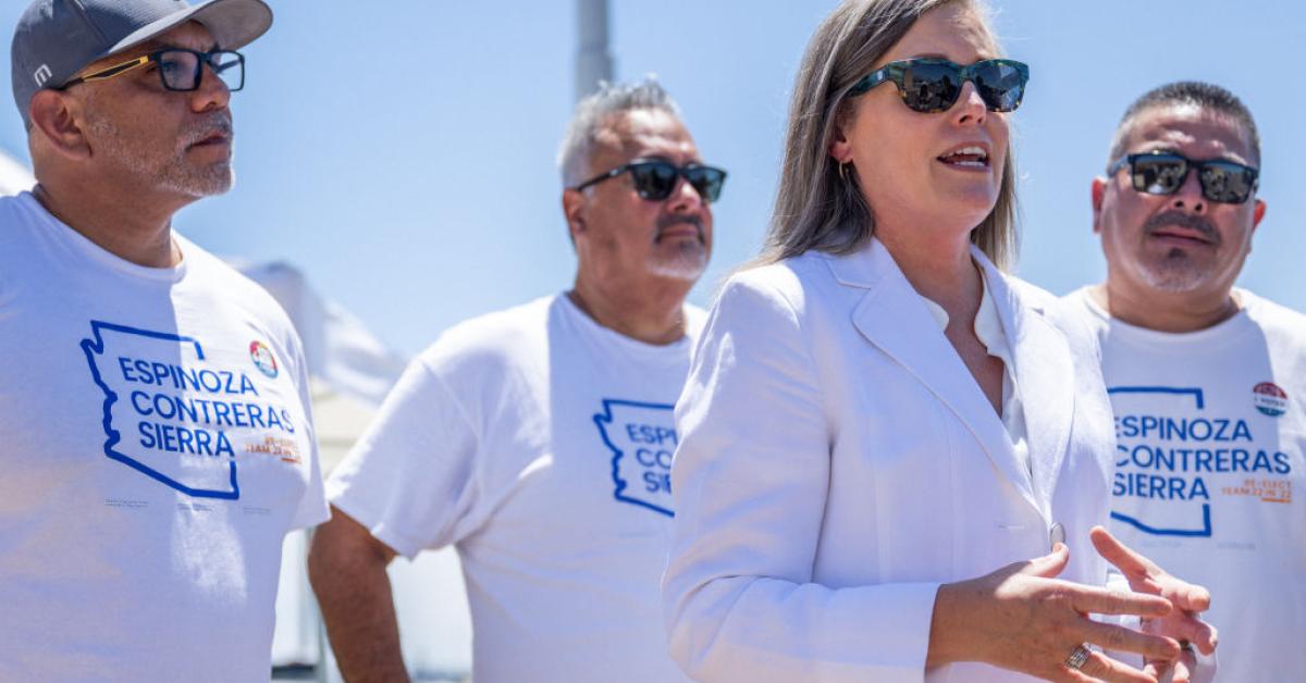 Arizona Dem governor vetoes bill allowing local police to arrest ...