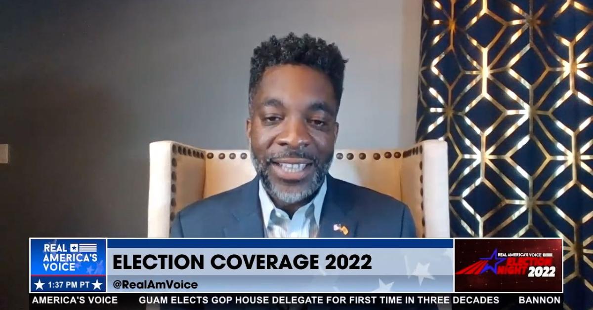 Congressional candidate Darius Mayfield talks voting machine issues in ...