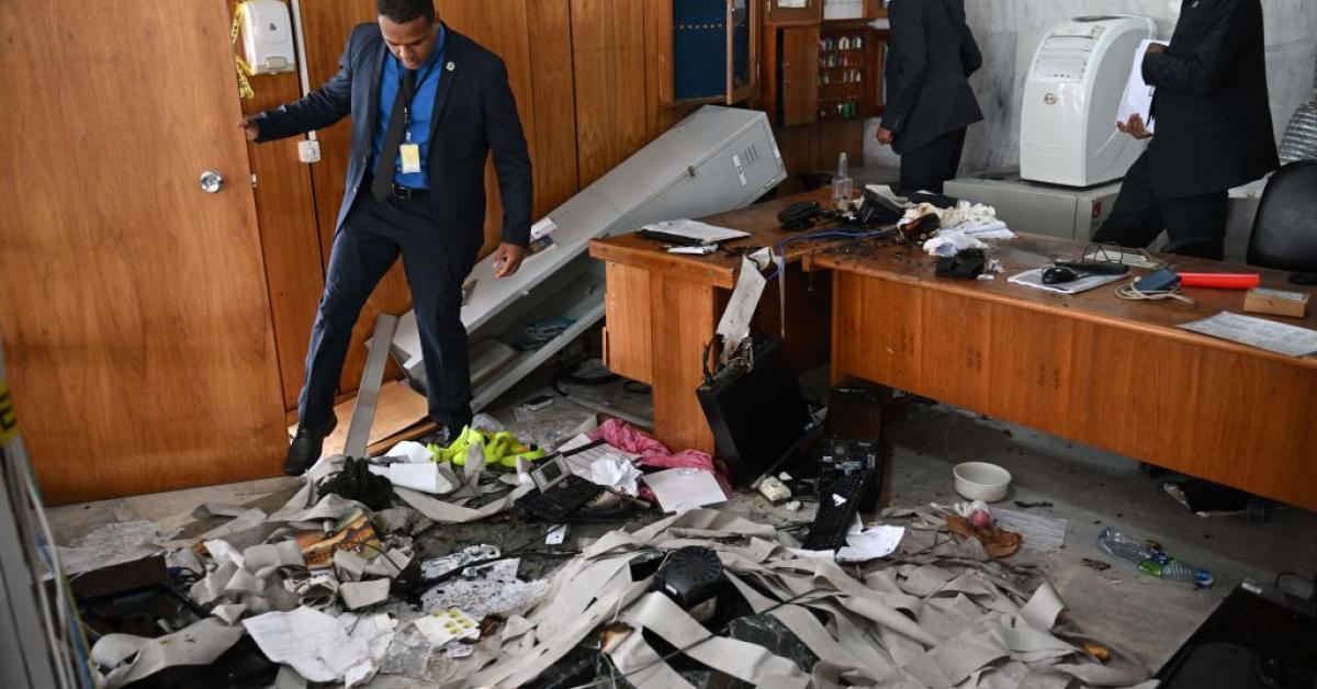 Brazil officials report 300 arrests in Sunday riot, detail criminal ...