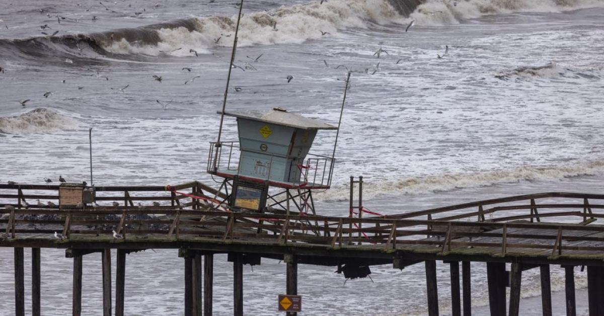 Satellite images show powerful storm hitting California | Just The News