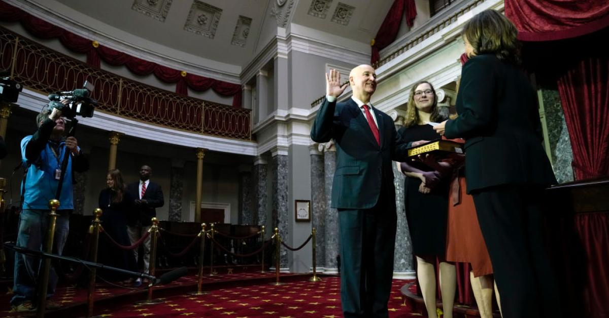 Former NE Gov. Pete Ricketts sworn into Senate | Just The News