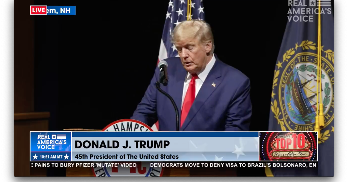 Former President Trump Announces Senior Advisor For 2024 NH Campaign ...