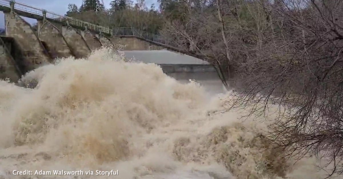 California dam releasing water after record rainfall | Just The News