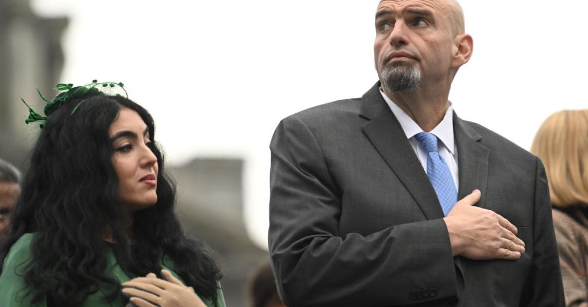 Fetterman's wife left U.S., went zip lining with kids after senator ...