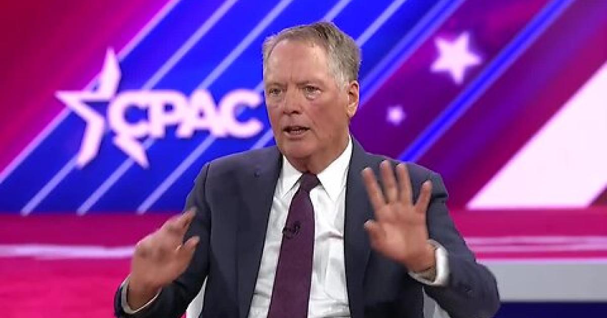 Fmr. US Trade Representative Robert Lighthizer: 'There is nothing ...