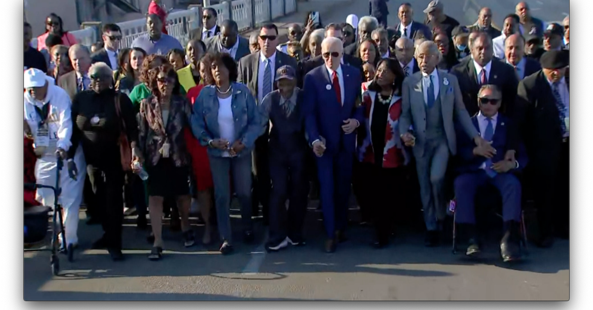 President Biden attends annual Selma bridge crossing | Just The News