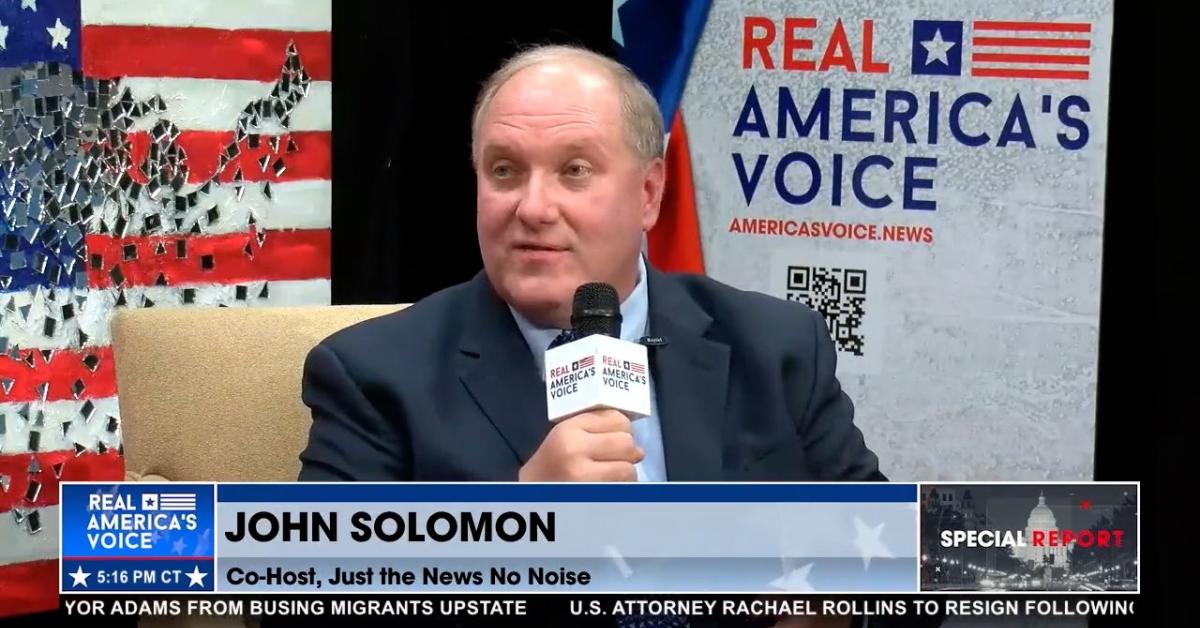John Solomon shares what inspired him to become a journalist | Just The ...