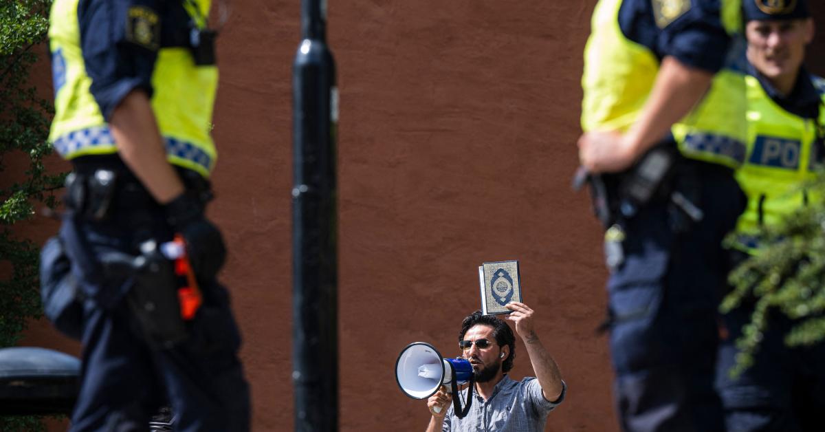 Sweden's NATO bid at risk after protester burns Quran in front of ...