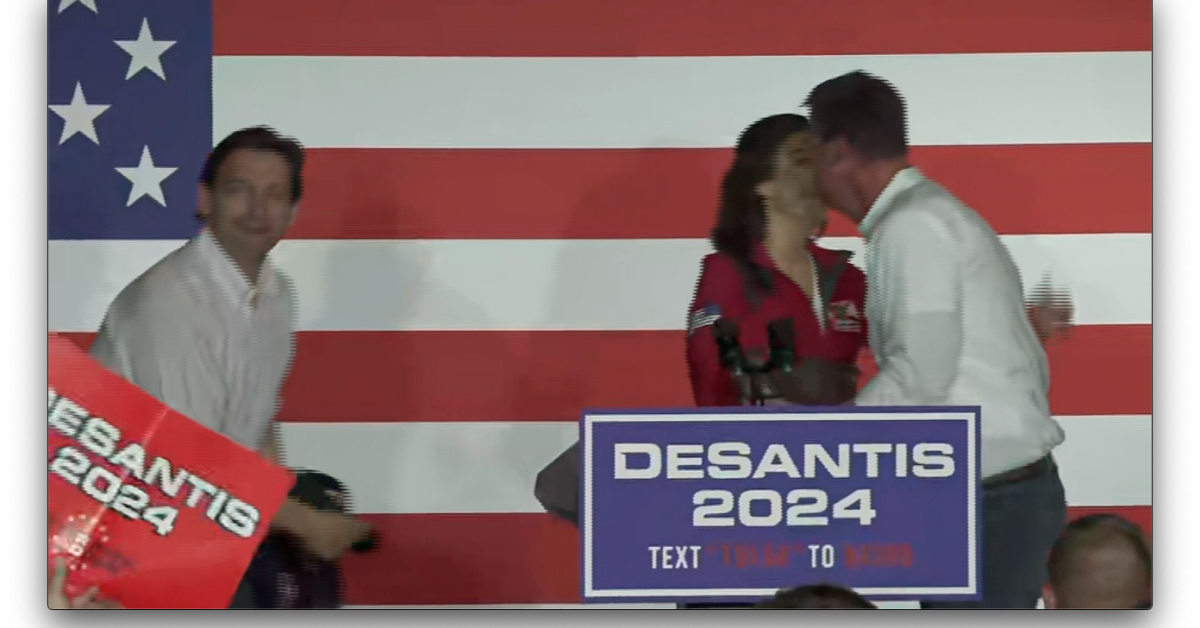 Presidential candidate Ron DeSantis attends the 'Never Back Down ...