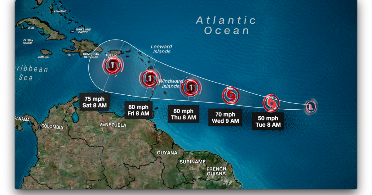 Tropical depression formed in central Atlantic Ocean | Just The News