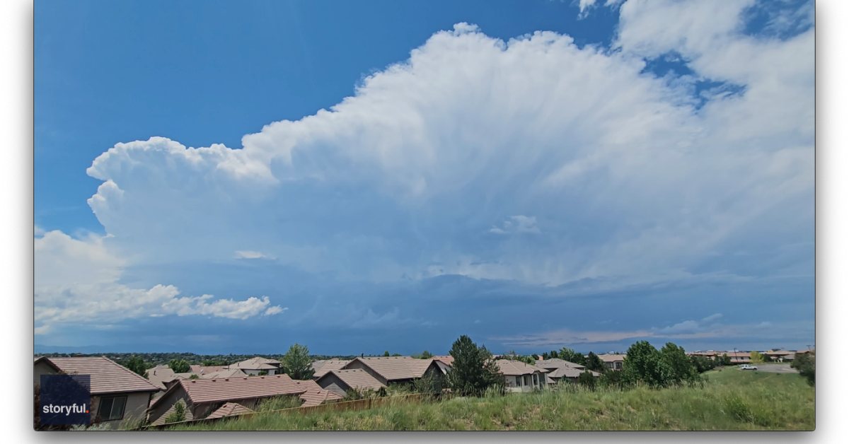 Supercell clouds captured near Denver metro ahead of tornado | Just The ...