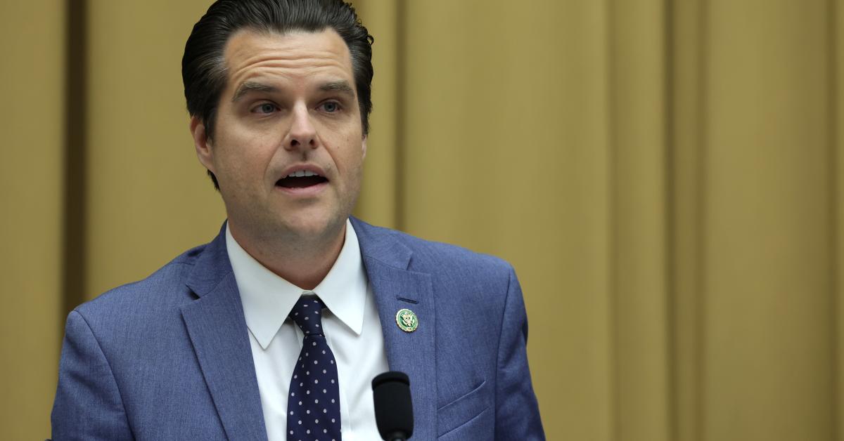Rep. Gaetz pushes to end marijuana testing for military | Just The News