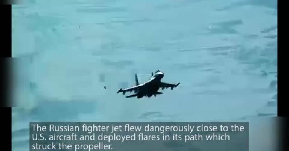 Russian fighter jet damages US drone with flares over Syria, USAF ...