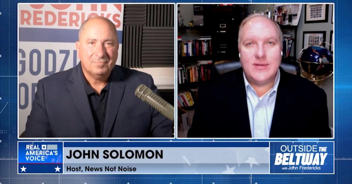 John Solomon joins John Fredericks to discuss Biden pseudonym emails ...