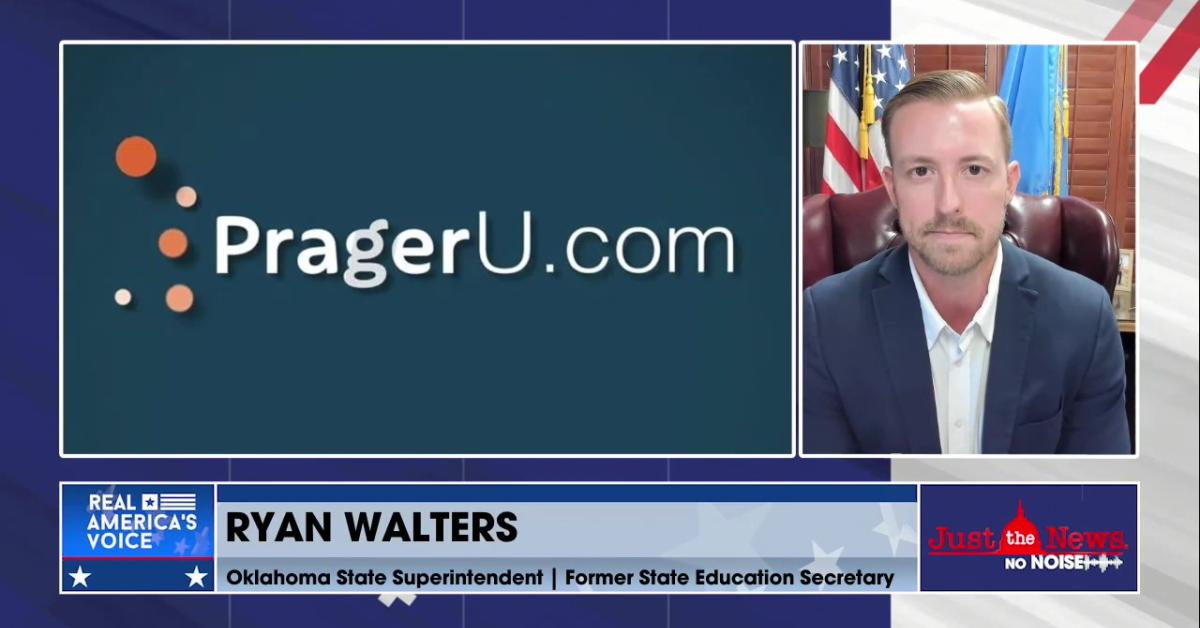 Ryan Walters talks about Oklahoma schools’ new partnership with PragerU ...