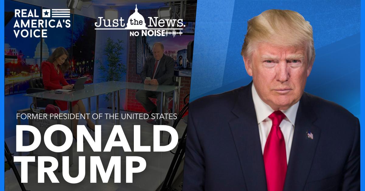 Watch: Exclusive Interview with former President Donald Trump | Just ...