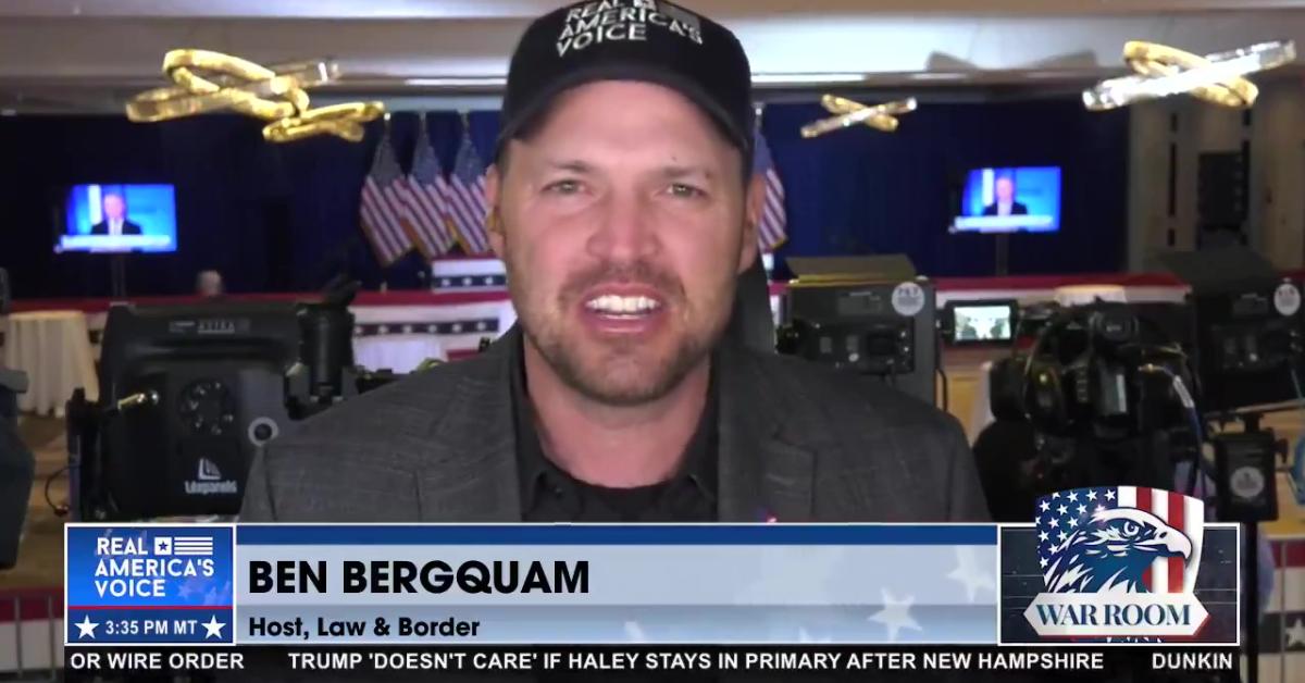 Ben Bergquam urges New Hampshire GOP voters to get to the polls and ...