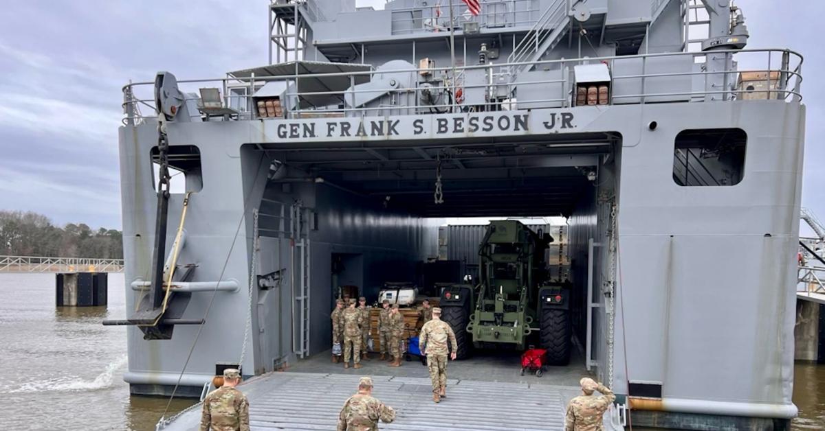 US military ship heads to Gaza with supplies to build temporary pier to ...