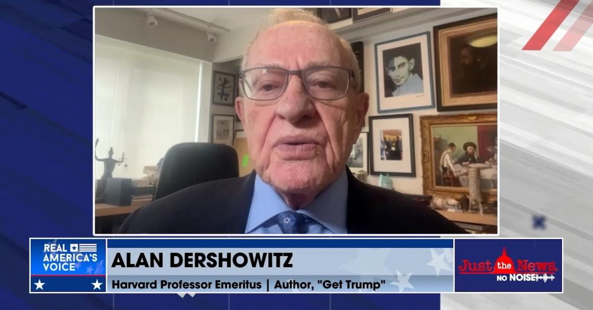 Alan Dershowitz predicts Trump will be sentenced to prison, but the ...