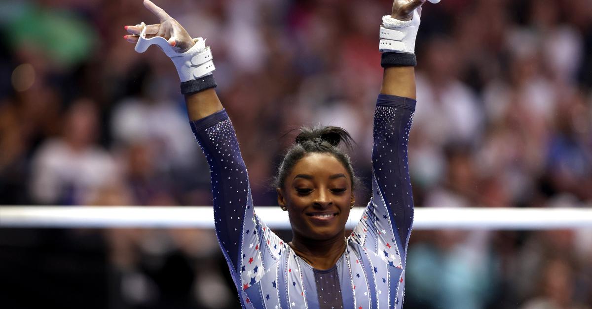 Simone Biles leads the pack at the end of day one of the women's ...