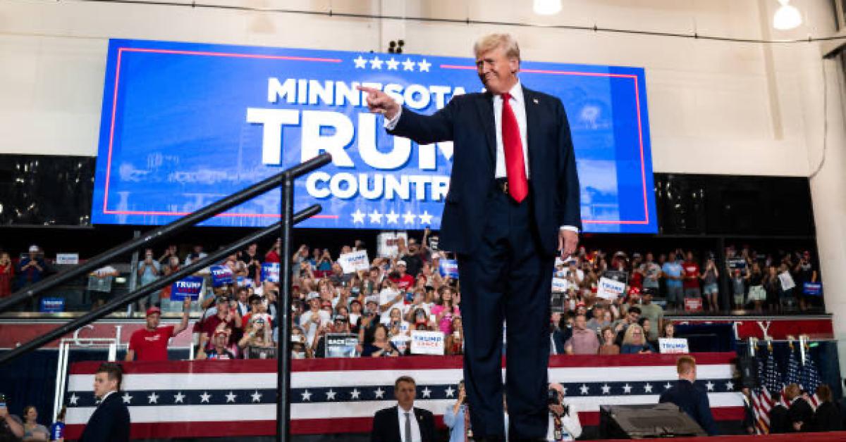 In Minnesota, Trump takes aim at Harris‘ fundraising during 2020 BLM ...