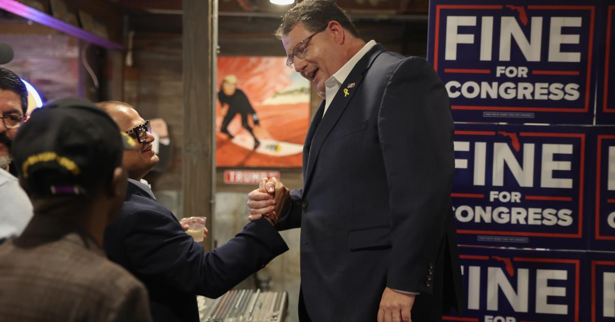 Randy Fine, the Republican candidate in a Florida race shares his ...