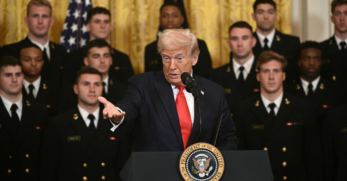 Watch Live: Trump presents Commander-in-Chief Trophy to the Navy ...