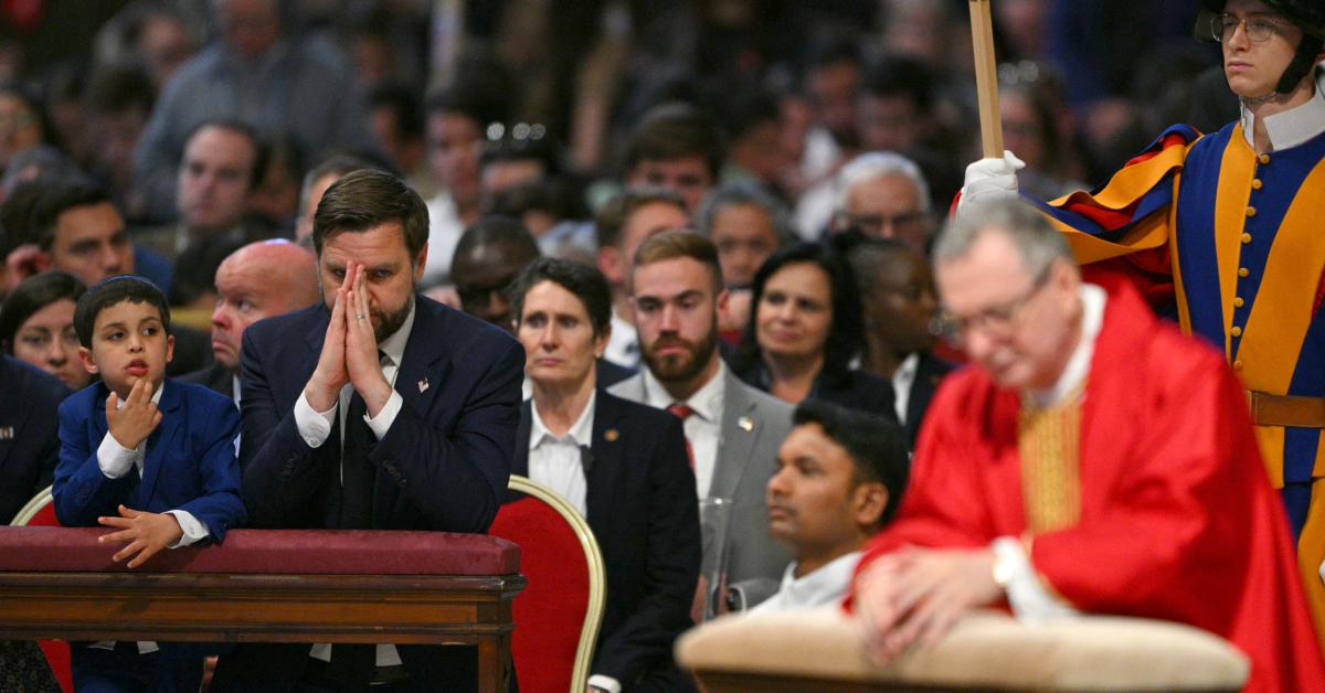 Vance attends Good Friday service at St. Peter’s Basilica, no meeting ...