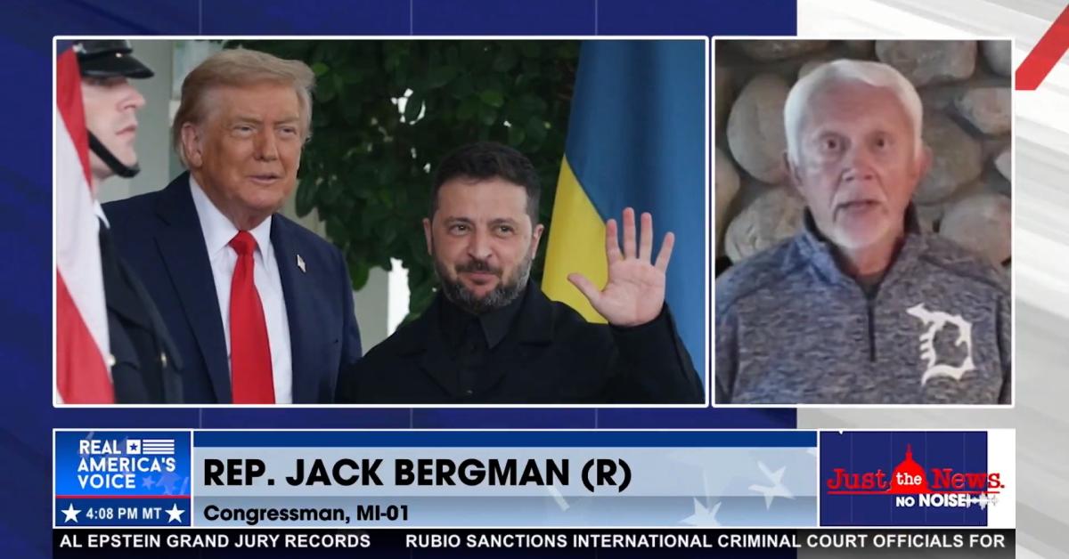 Rep. Jack Bergman: ‘President Trump is a president of peace’ | Just The ...