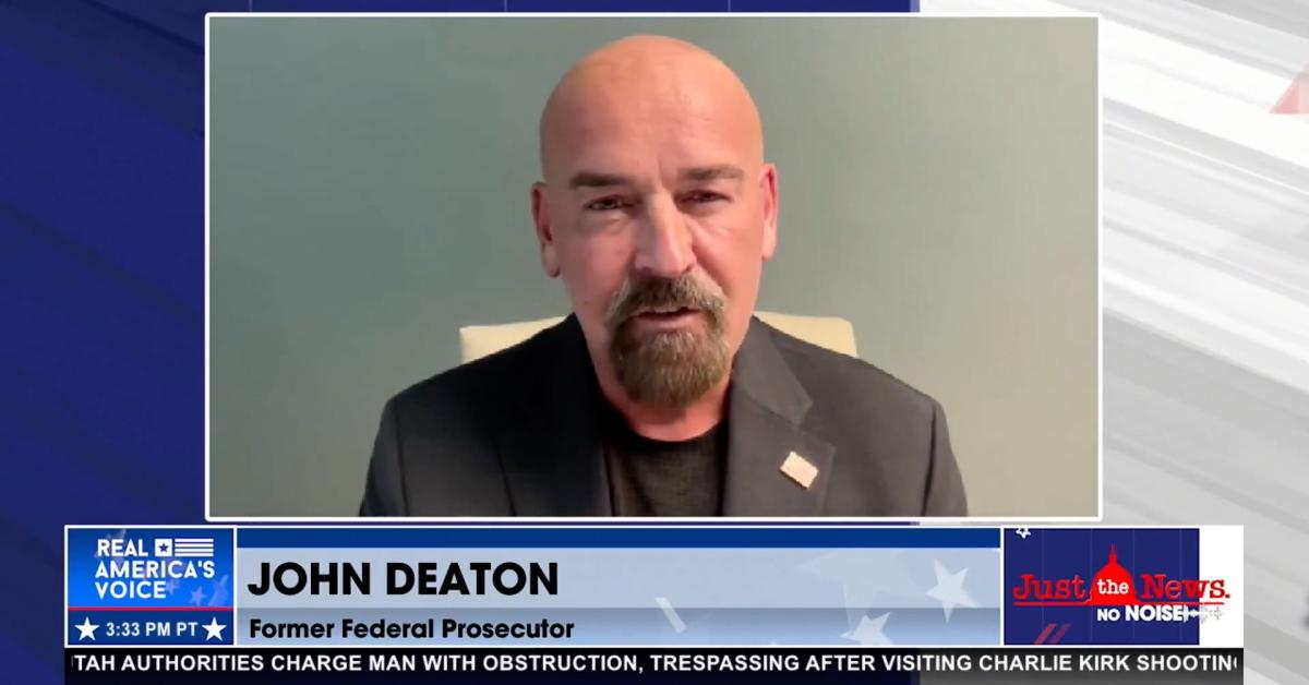 John Deaton talks about the FBI manhunt for Charlie Kirk’s killer ...