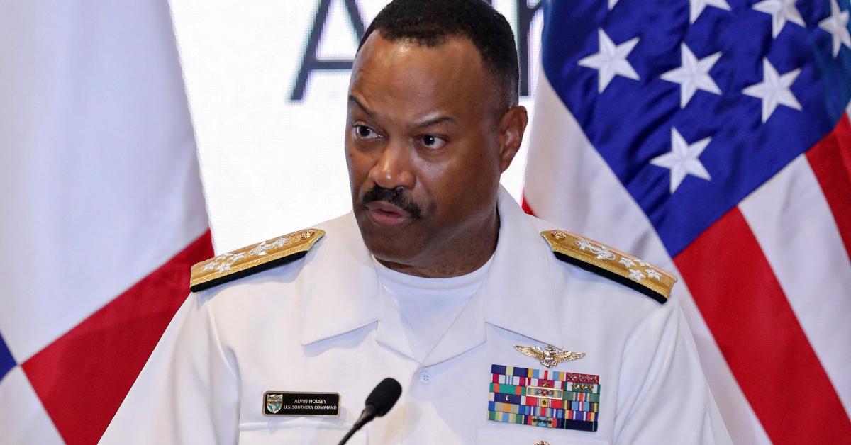 Admiral overseeing US Southern Command, which includes forces in the ...