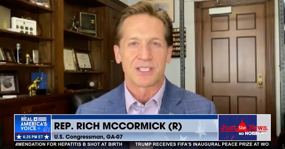 Rep. McCormick: ‘We are on the side of righteousness’ | Just The News