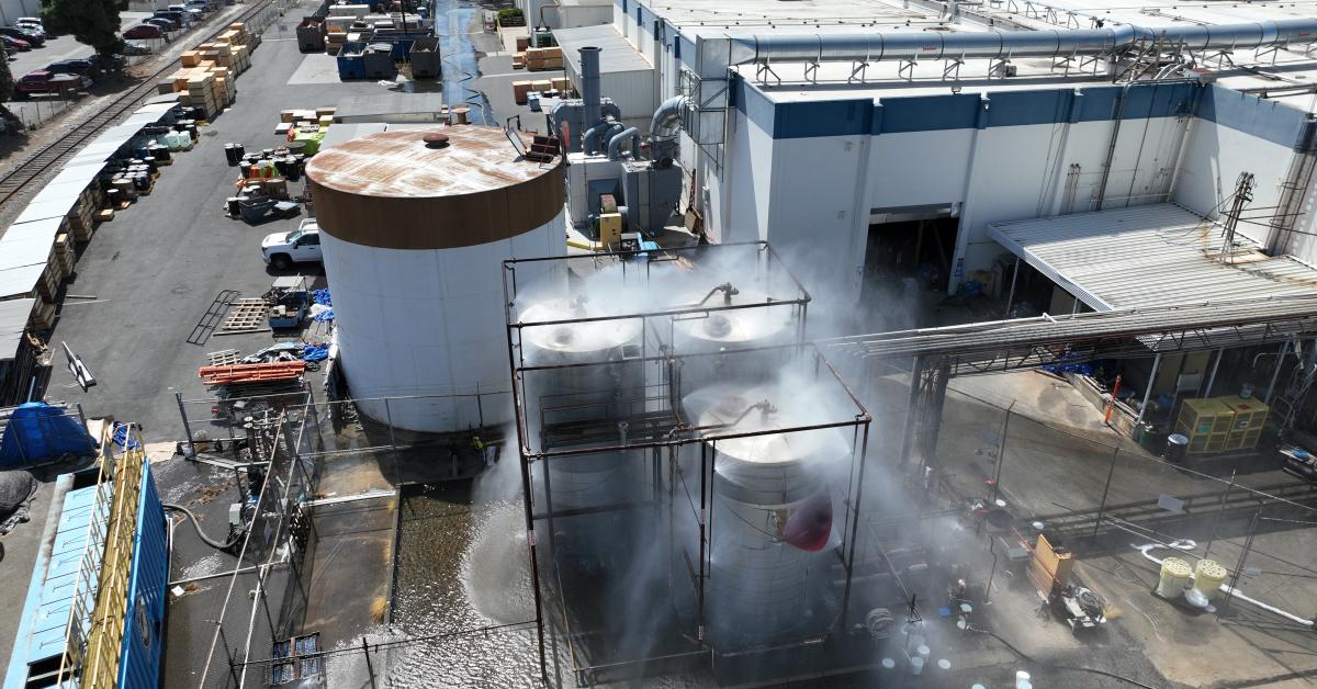 Chemical tank in Garden Grove, CA, no longer threat to explode | Just ...