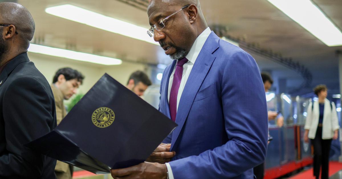 Warnock holds faith discussion with Mike Johnson after senator ...