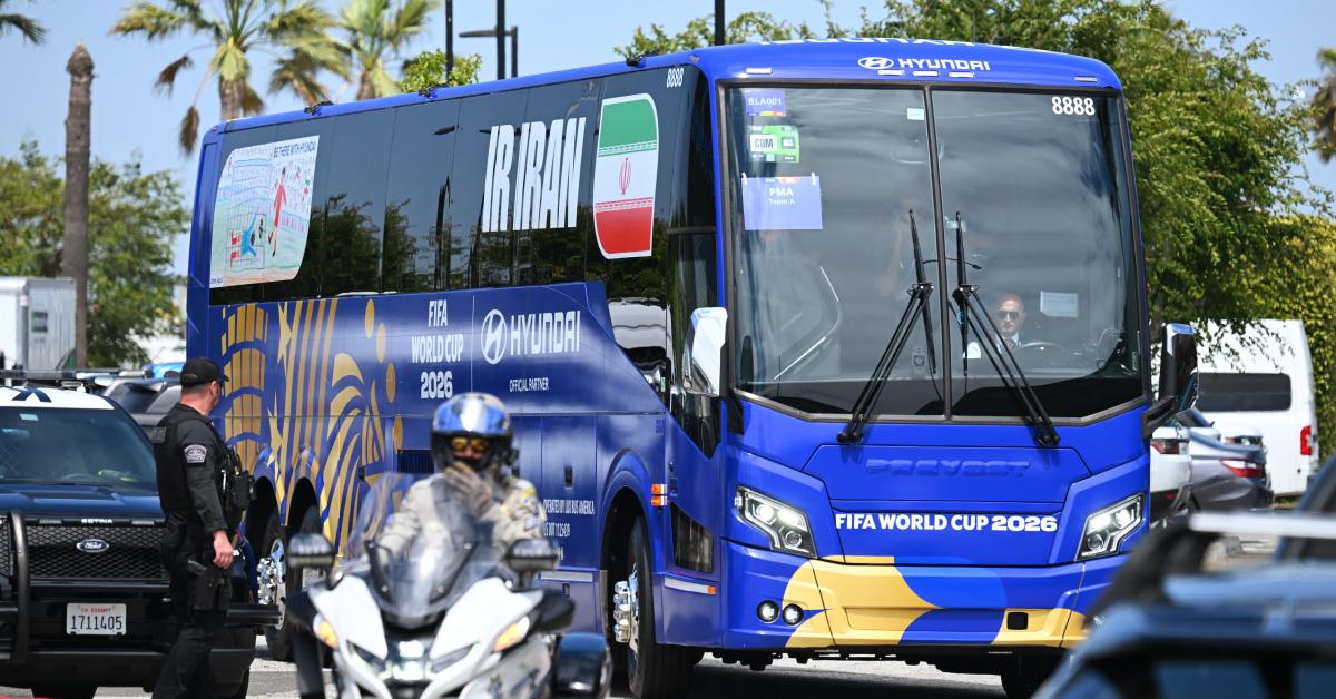 Iran national soccer arrives in LA for World Cup opener to protests ...