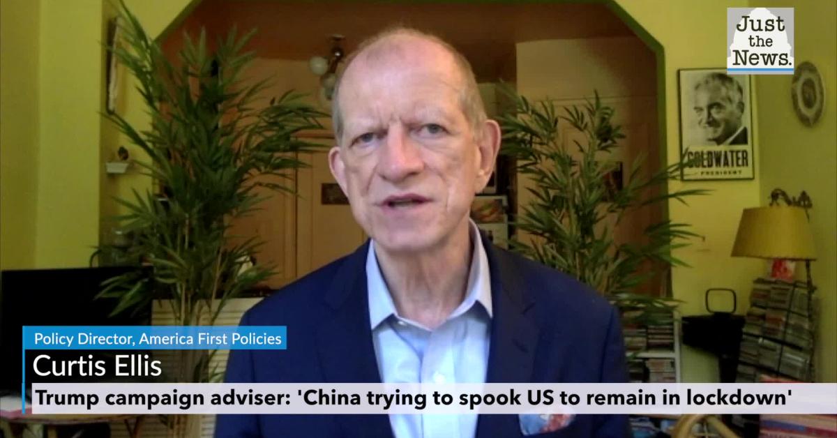 Curtis Ellis - "China trying to spook US to remain in lockdown" | Just ...