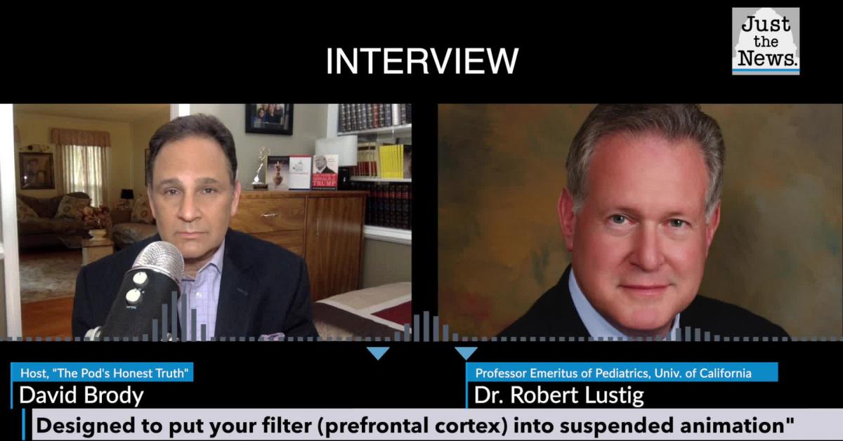 Dr. Robert Lustig says, "Trump has no ideology and no prefrontal cortex ...