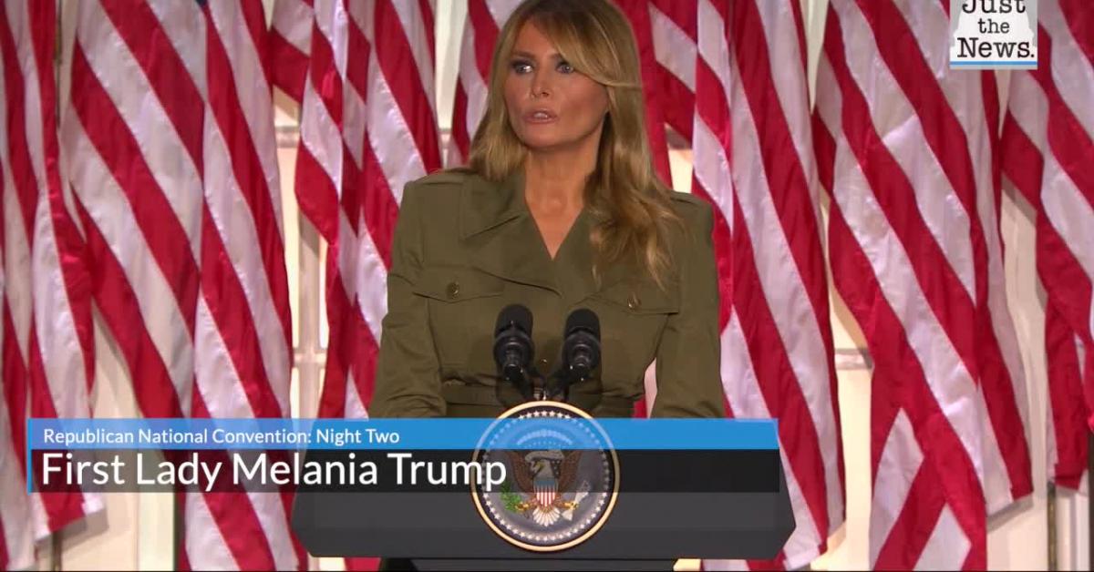 Melania Trump calls for racial unity and end to violence | Just The News