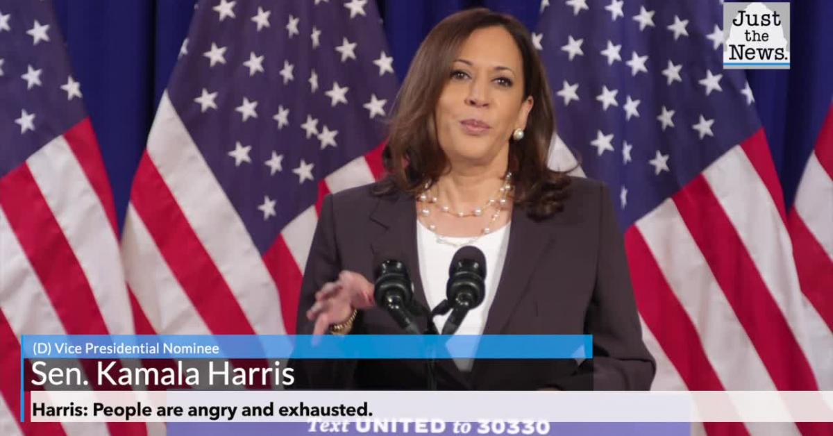 Harris: People are angry and exhausted. | Just The News